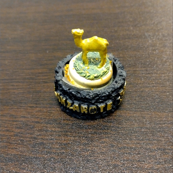 Source Unknown | Art | Small Golden Camel Statue From Lanzarote Canary ...